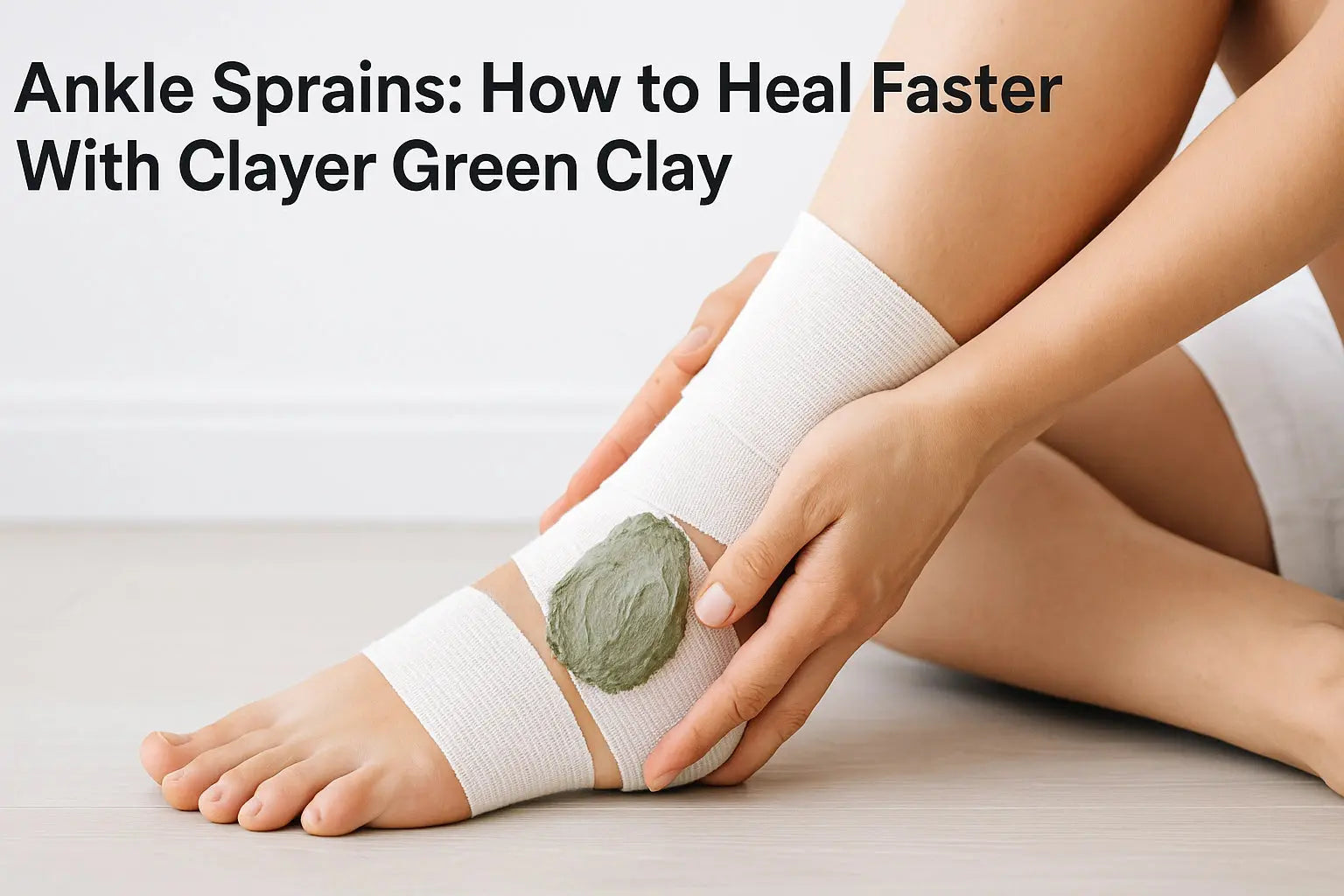 Ankle Sprains: How to Heal Faster With Clayer Green Clay - CLAYER