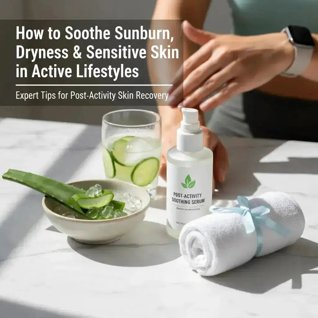 How to Soothe Sunburn, Dryness & Sensitive Skin in Active – CLAYER