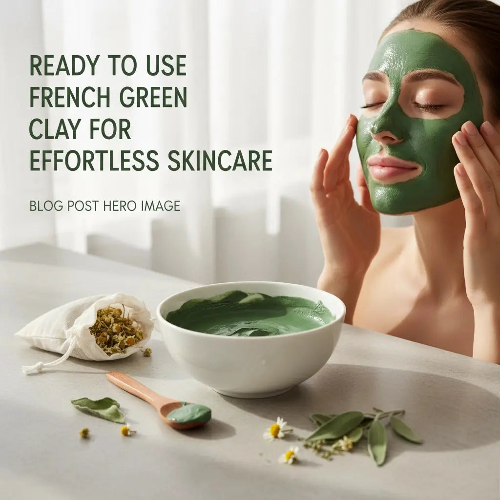 Ready to Use French Green Clay For Effortless Skincare - CLAYER