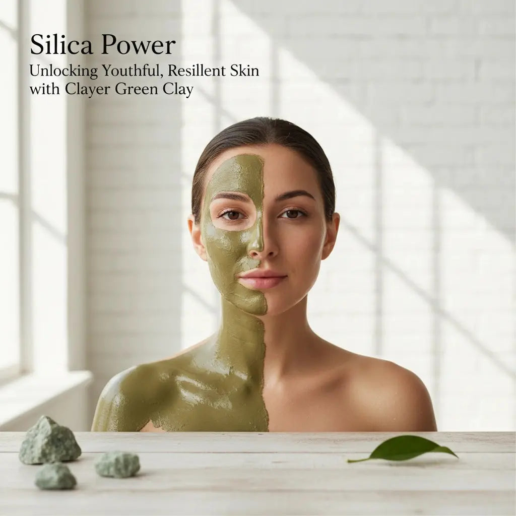 Silica Power: Unlocking Youthful, Resilient Skin with er Green – CLAYER